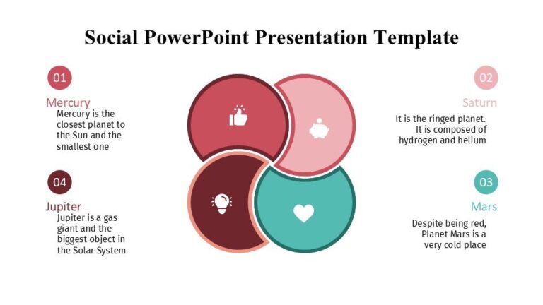 Social PowerPoint Presentation Template - PPTUniverse