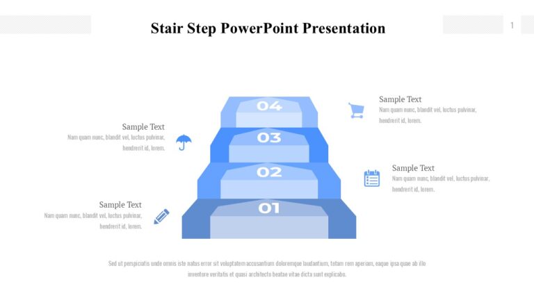 Stair Step PowerPoint Presentation - PPTUniverse