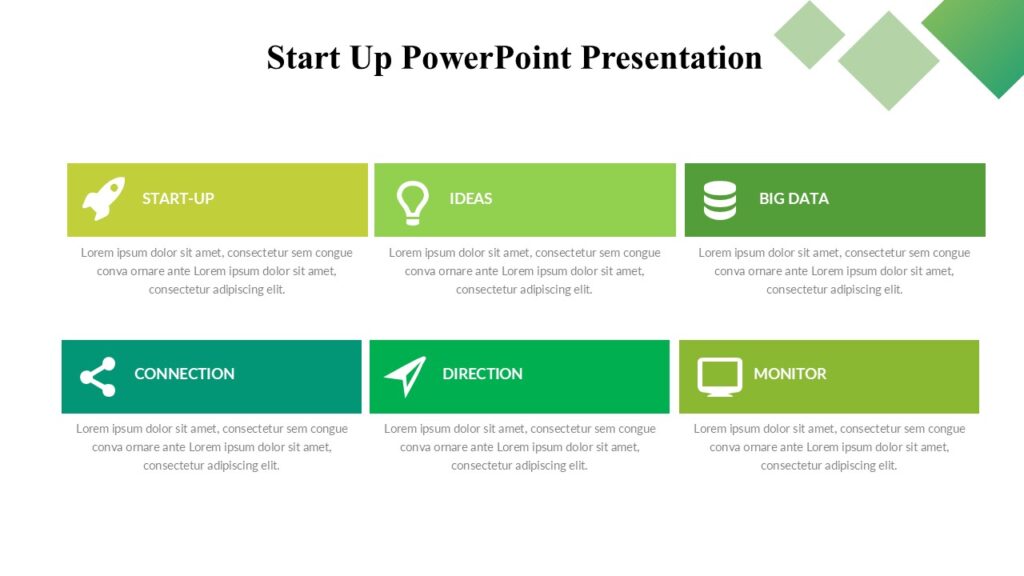 Start Up PowerPoint Presentation : 100% Editable PPTx