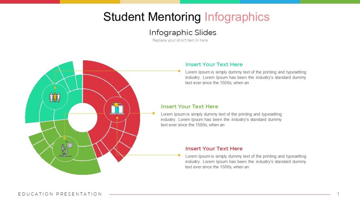 Student Mentoring Infographics : 100% Editable PPTx