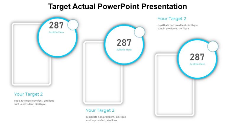 Target Actual PowerPoint Presentation - PPTUniverse