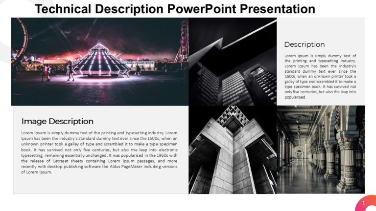 Technical Description PowerPoint Presentation : 100% Editable PPTx