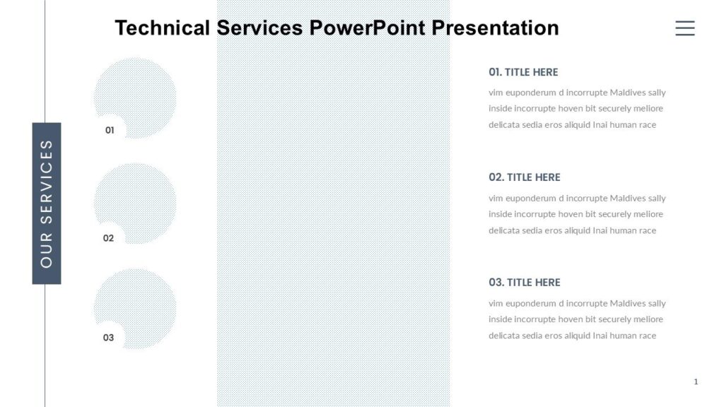 Technical Services PowerPoint Presentation : 100% Editable PPTx