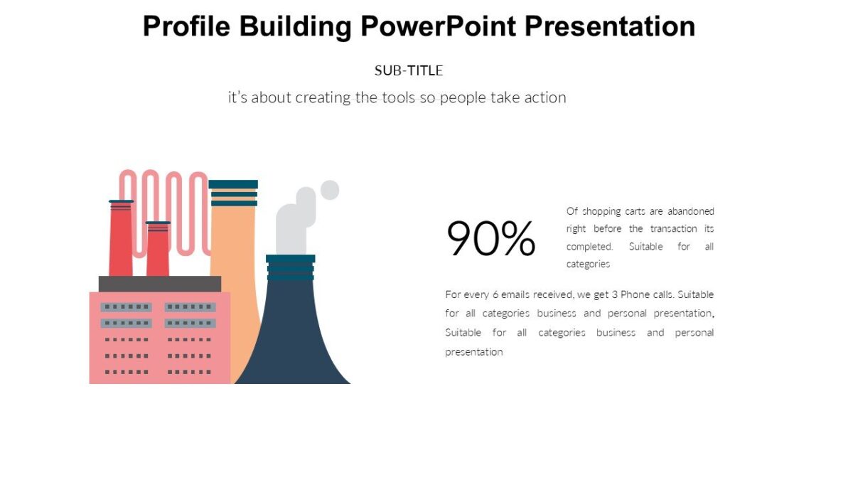 Profile Building PowerPoint Presentation : 100% Editable PPTx