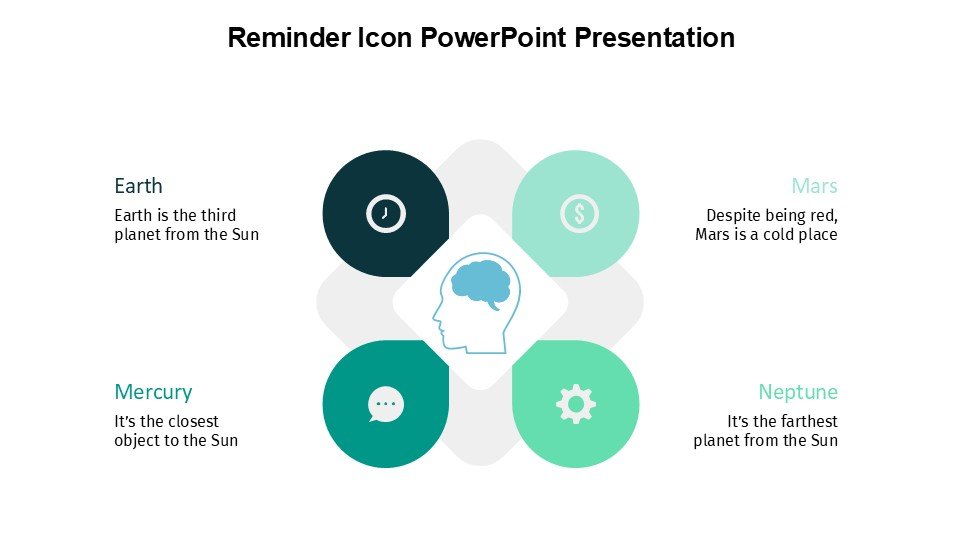 Reminder Icon PowerPoint Presentation - PPTUniverse