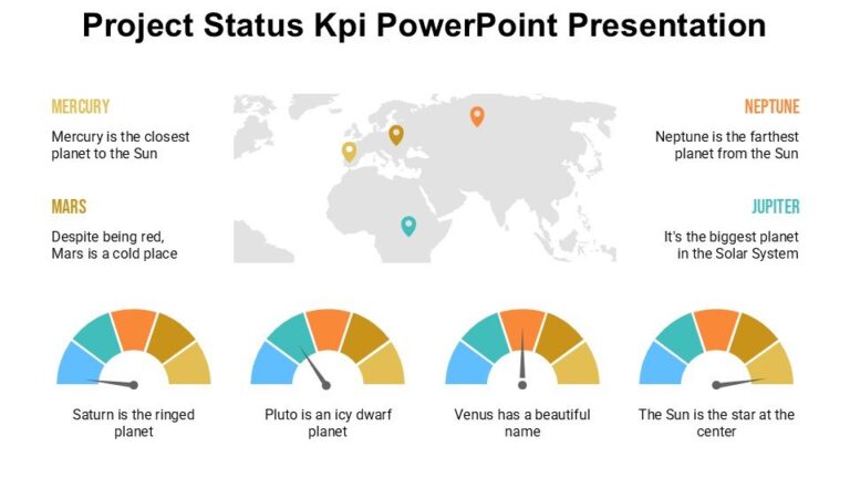 Project Status Kpi PowerPoint Presentation - PPTUniverse