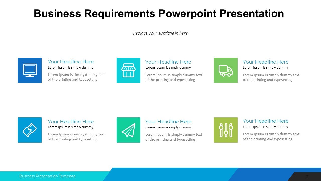 Business Requirements Powerpoint Presentation - PPTUniverse