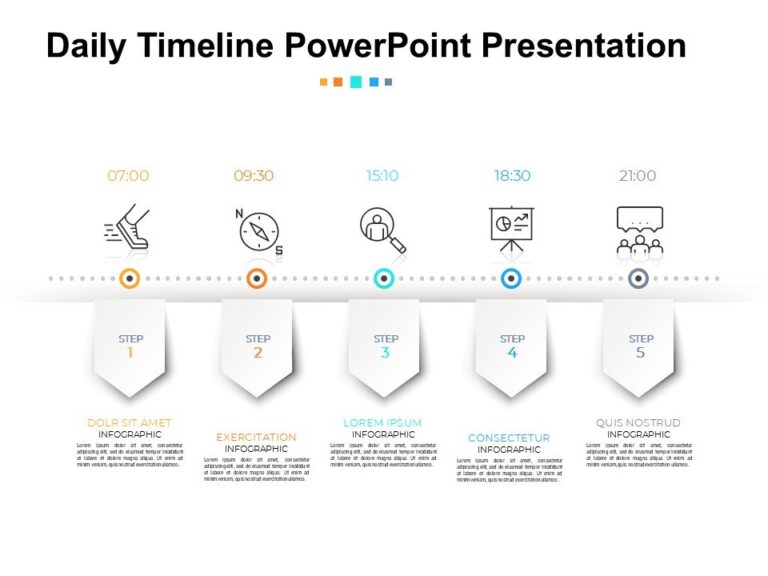 Daily Timeline PowerPoint Presentation - PPTUniverse