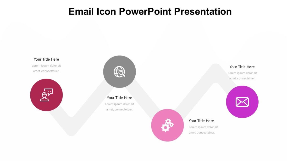 Email Icon PowerPoint Presentation : 100% Editable PPTx