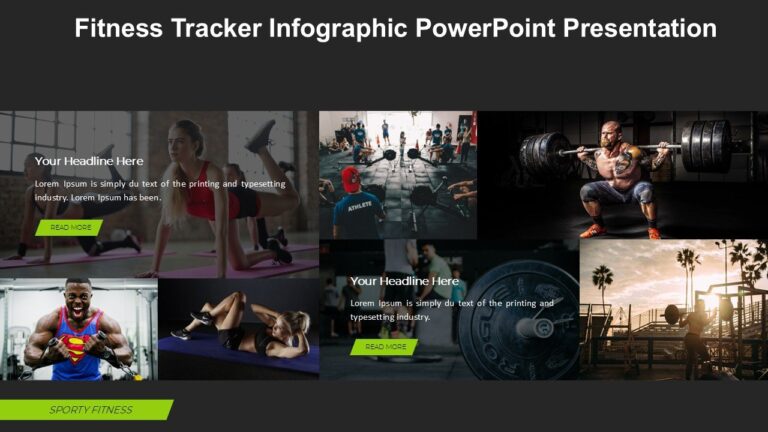 Fitness Tracker Infographic PowerPoint Presentation - PPTUniverse