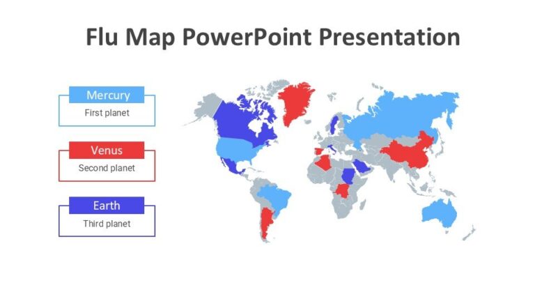 Flu Map PowerPoint Presentation : 100% Editable PPTx
