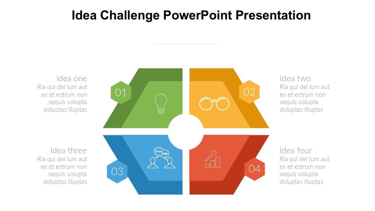 Idea Challenge PowerPoint Presentation : 100% Editable PPTx