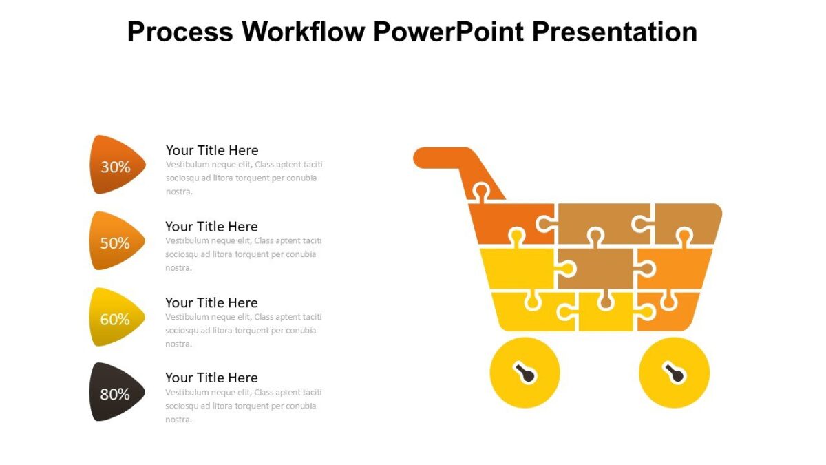 Process Workflow PowerPoint Presentation : 100% Editable PPTx