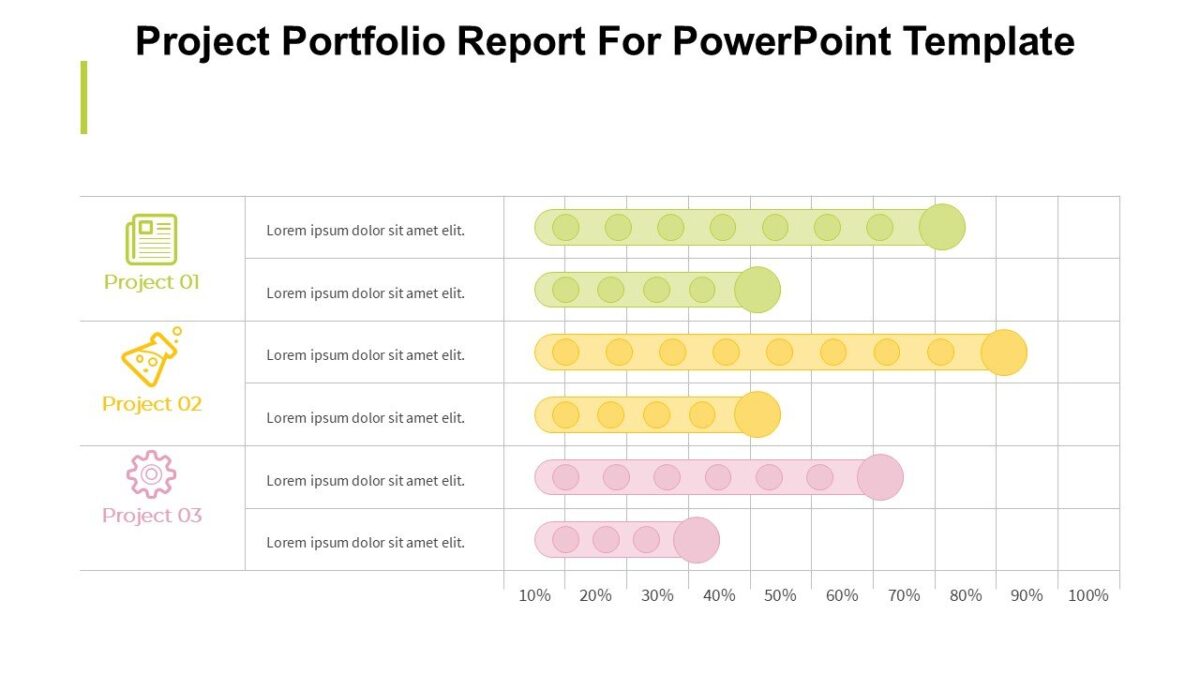 Project Portfolio Report For PowerPoint Template - PPTUniverse