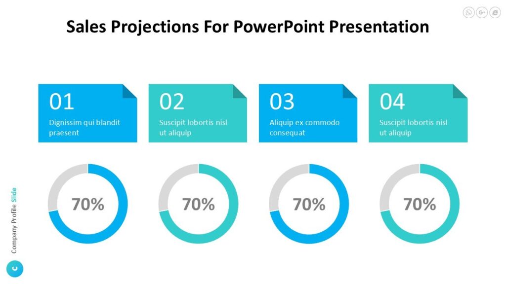 Sales Projections For PowerPoint Presentation - PPTUniverse