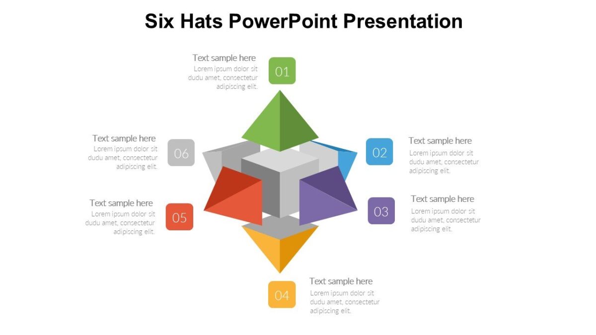 Six Hats PowerPoint Presentation : 100% Editable PPTx