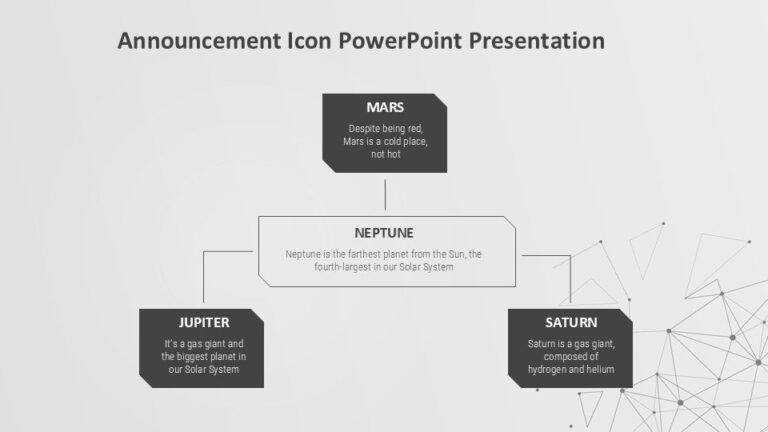 Announcement Icon PowerPoint Presentation - PPTUniverse