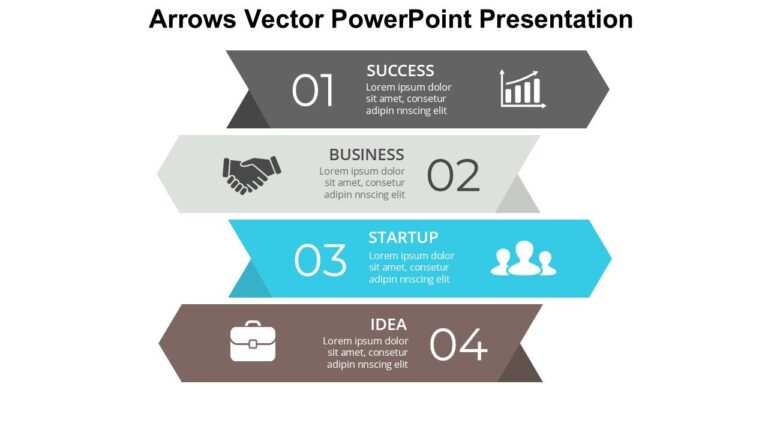 Arrows Vector PowerPoint Presentation - PPTUniverse