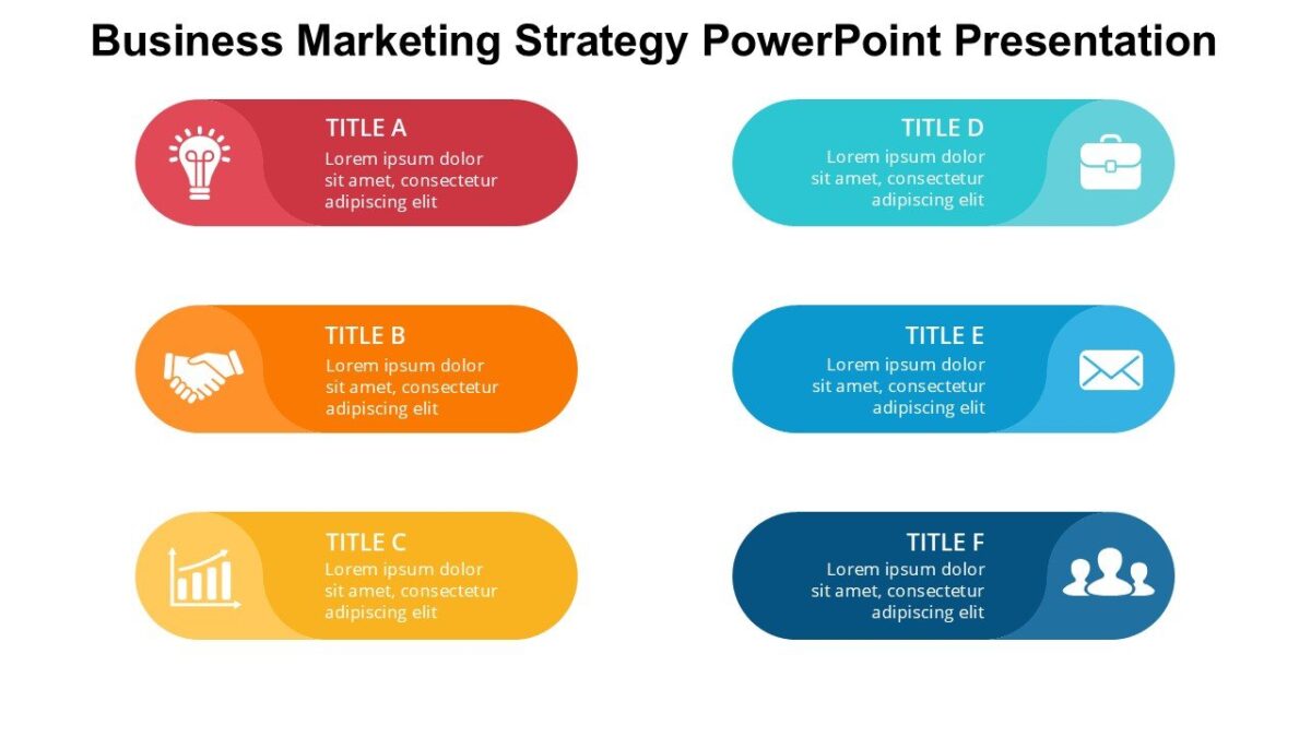 Business Marketing Strategy PowerPoint Presentation : 100% Editable PPTx