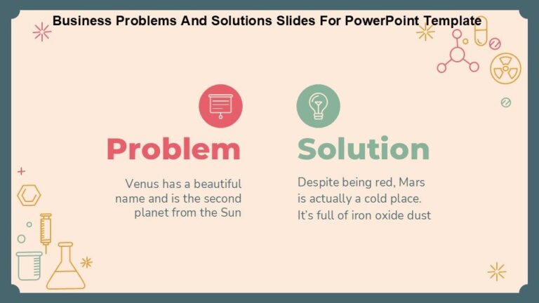 Business Problems And Solutions Slides For PowerPoint Template : 100% ...