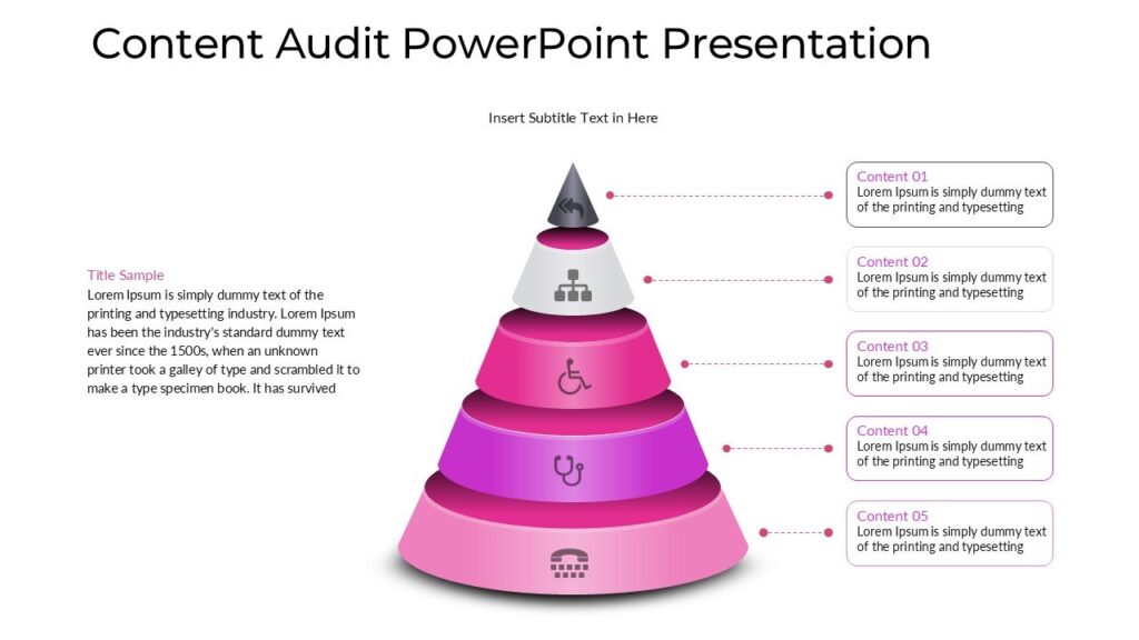 Content Audit PowerPoint Presentation : 100% Editable PPTx