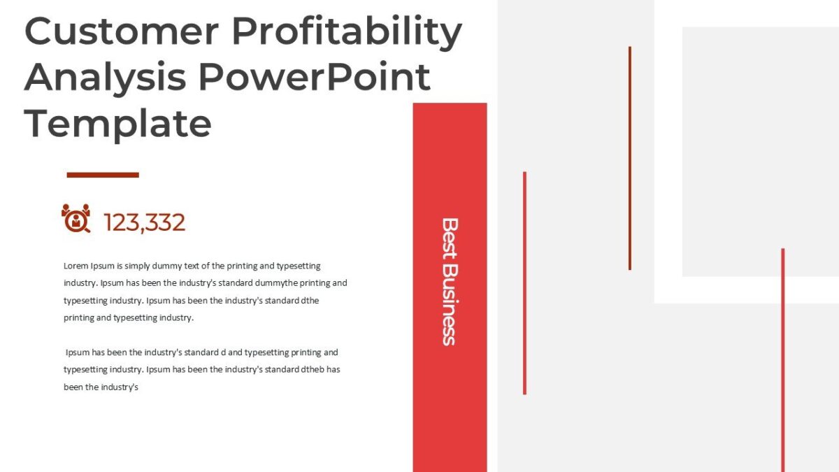 Customer Profitability Analysis PowerPoint Template - PPTUniverse