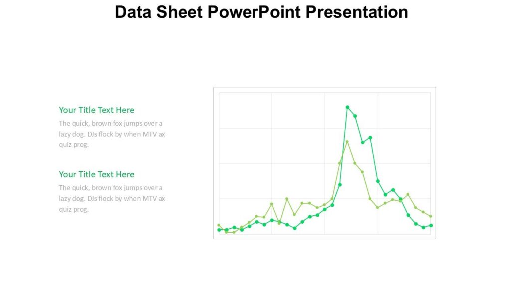 Data Sheet PowerPoint Presentation : 100% Editable PPTx