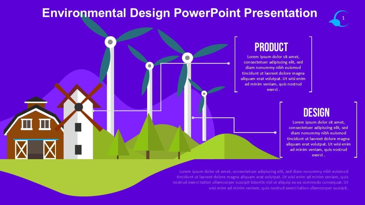 Environmental Design PowerPoint Presentation : 100% Editable PPTx
