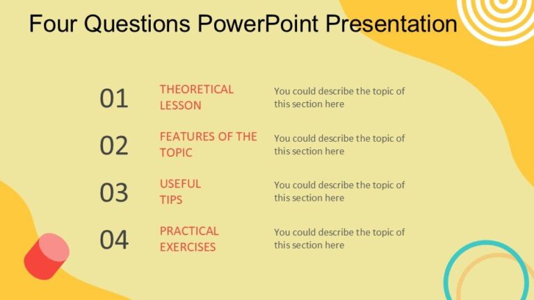 Four Questions PowerPoint Presentation - PPTUniverse
