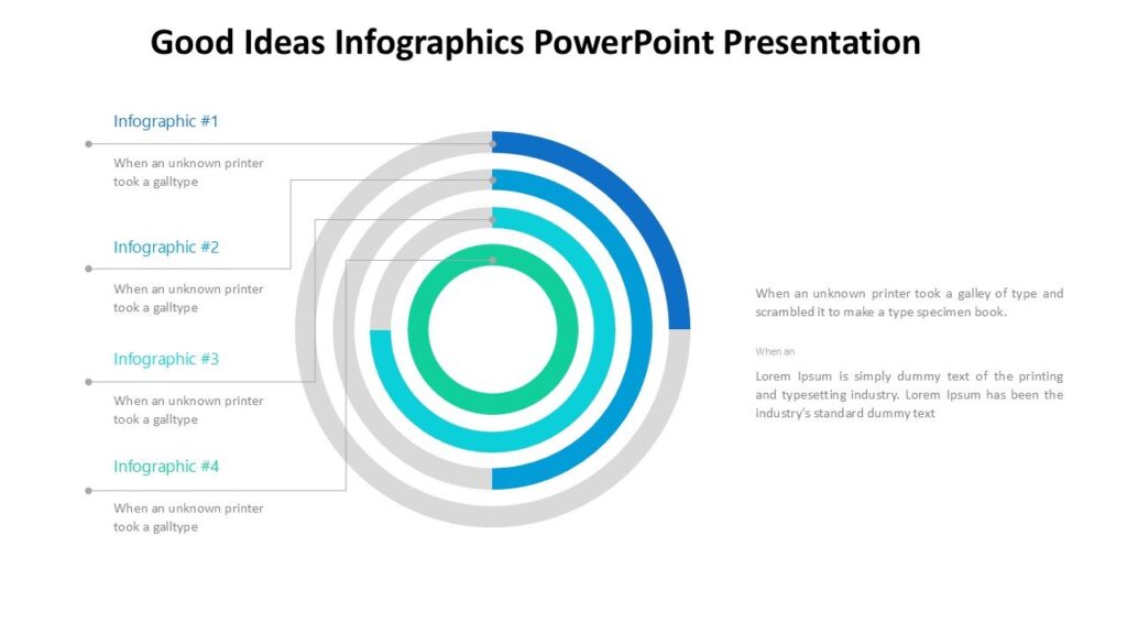 Good Ideas Infographics PowerPoint Presentation Slide4 : 100% Editable PPTx