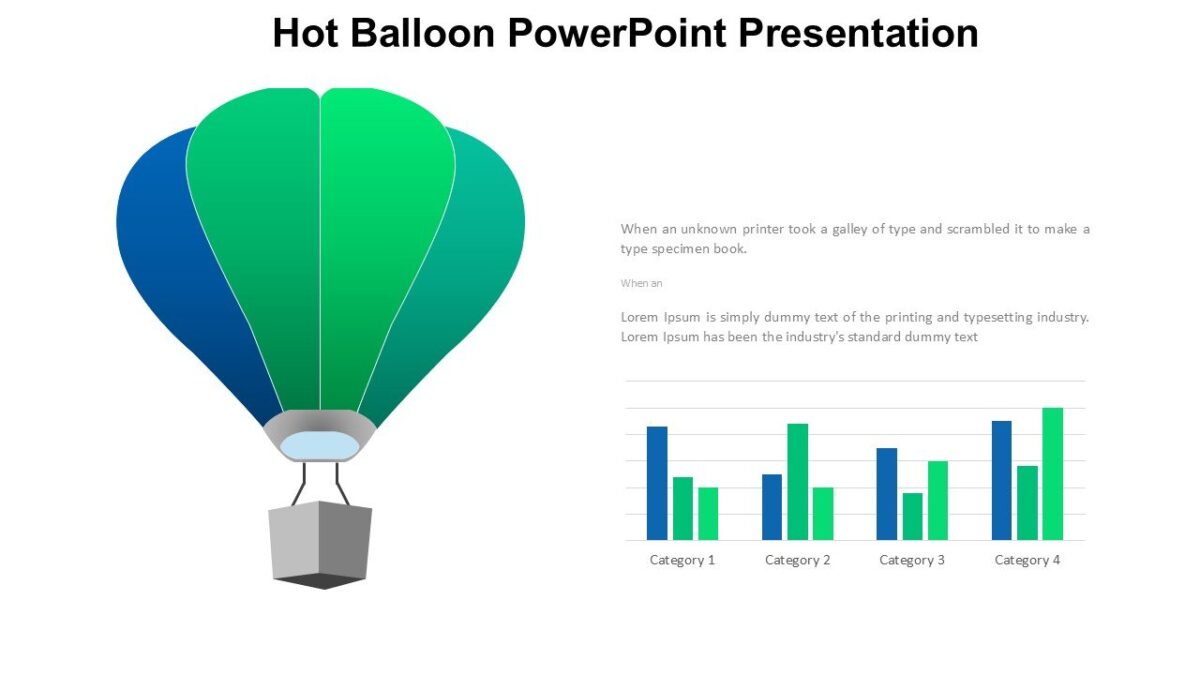 Hot Balloon PowerPoint Presentation : 100% Editable PPTx