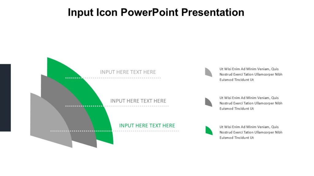 Input Icon PowerPoint Presentation : 100% Editable PPTx