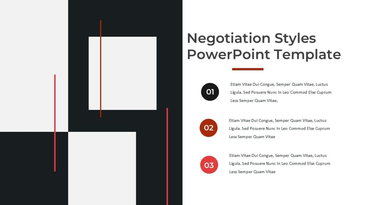 Negotiation Styles PowerPoint Template - PPTUniverse