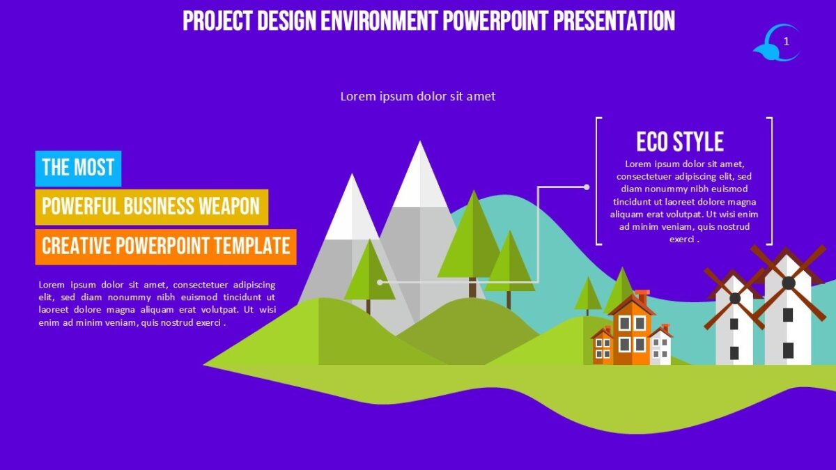 Project design Environment PowerPoinT Presentation : 100% Editable PPTx