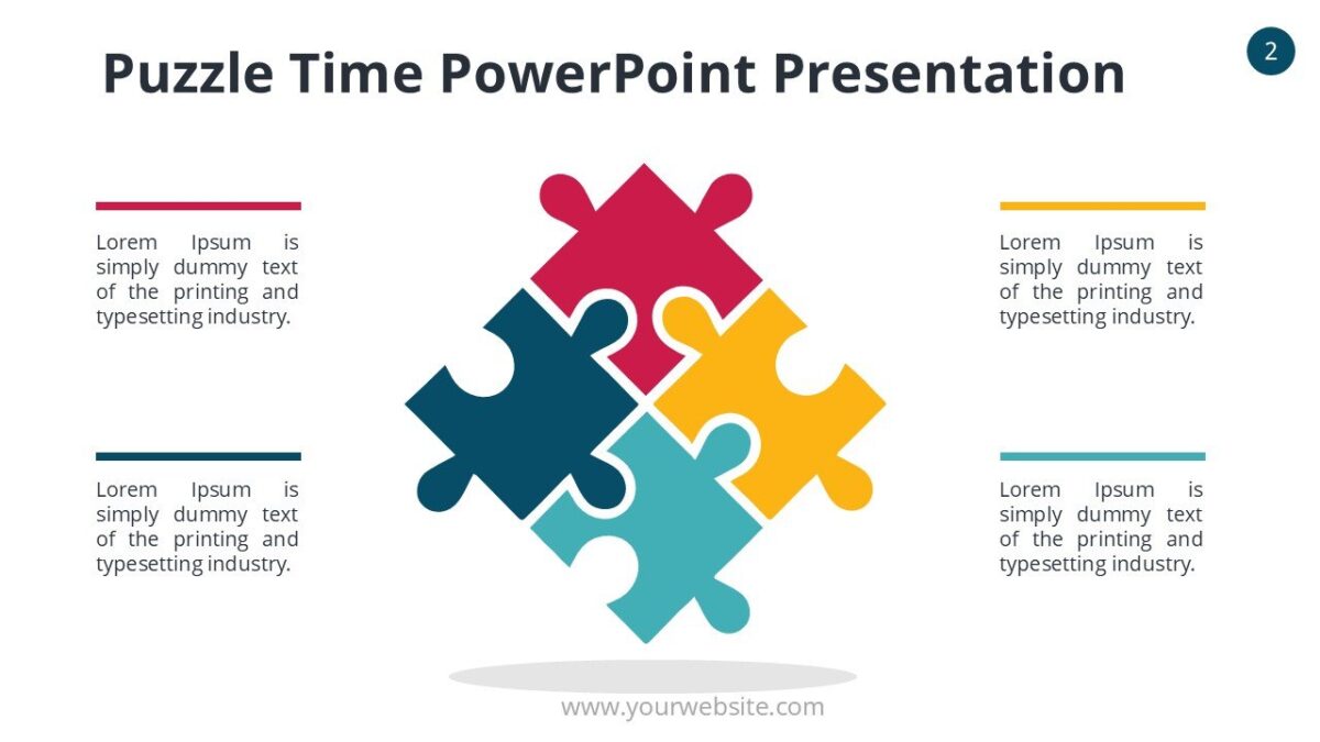 Puzzle Time PowerPoint Presentation : 100% Editable PPTx