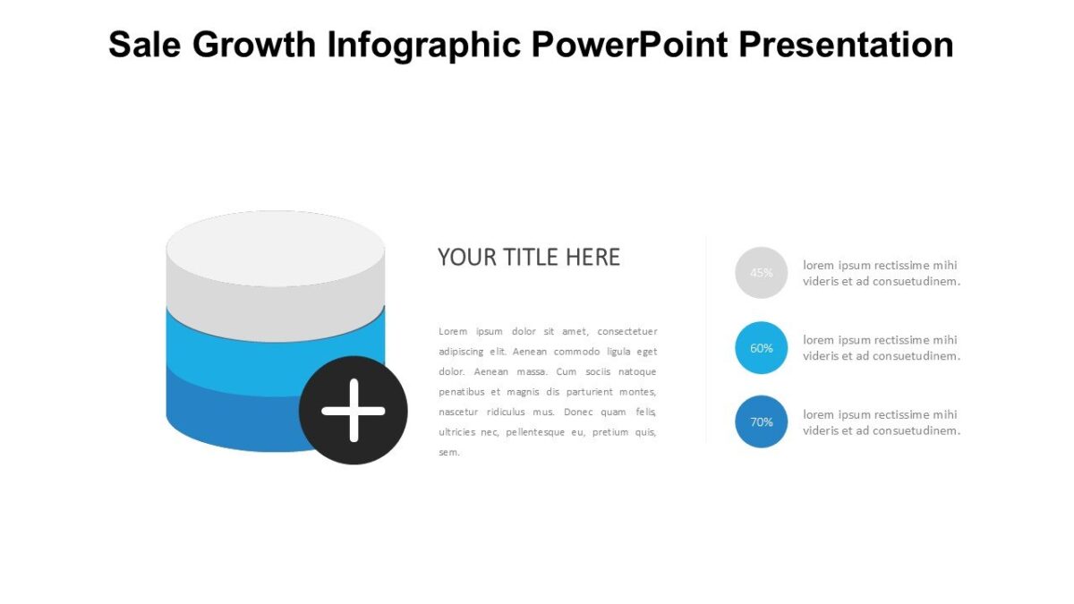 Sale Growth Infographic PowerPoint Presentation : 100% Editable PPTx