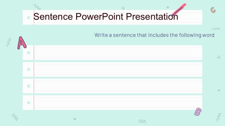 Sentence PowerPoint Presentation - PPTUniverse