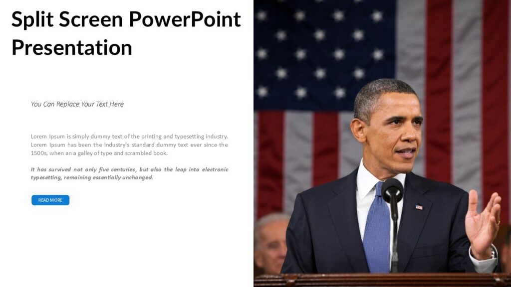 Split Screen PowerPoint Templates : Free Instant Download PPTx