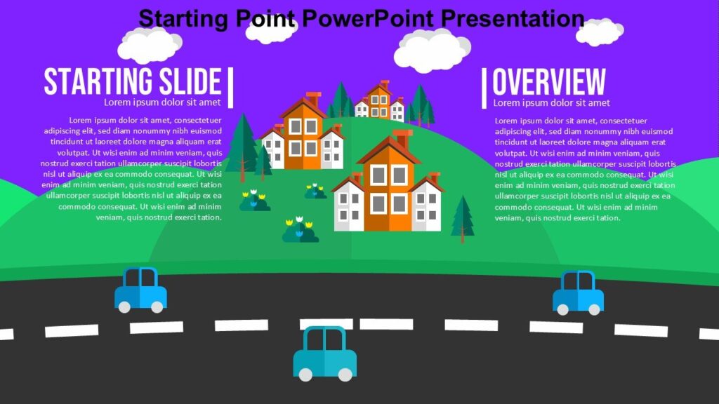 Starting Point PowerPoint Presentation : 100% Editable PPTx