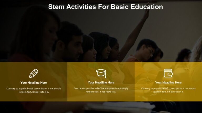 Stem Activities For Basic Education : 100% Editable PPTx