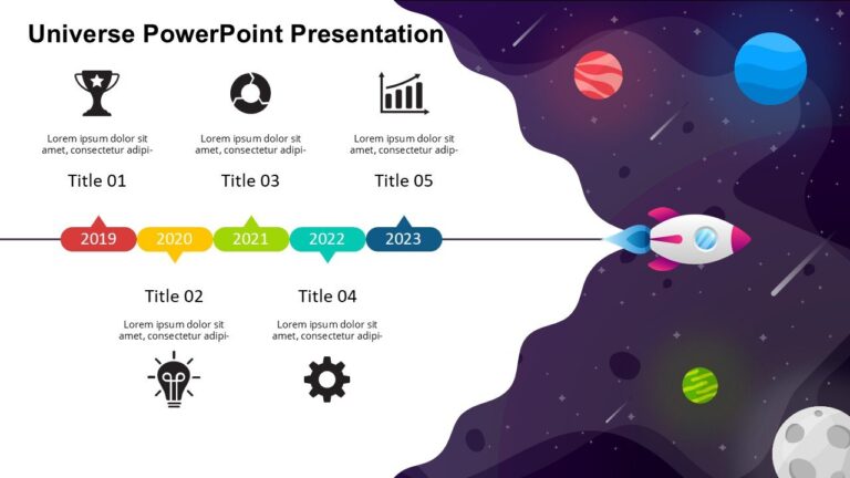 Universe PowerPoint Presentation : 100% Editable PPTx