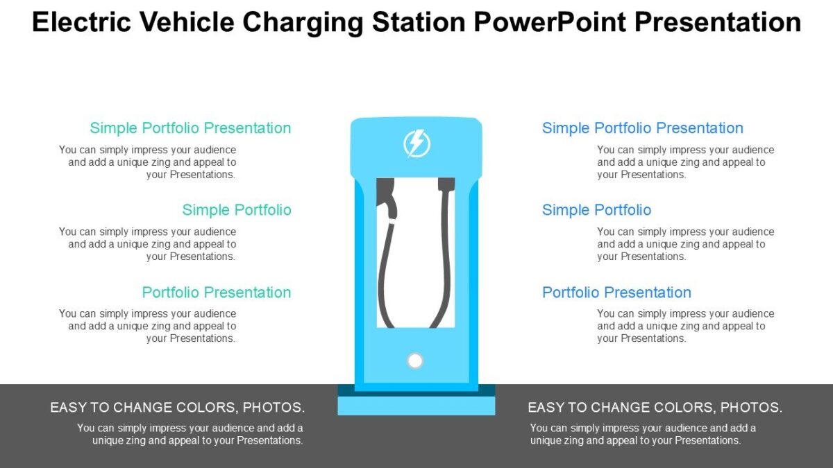 Electric Vehicle Charging Station PowerPoint Presentation : 100% ...