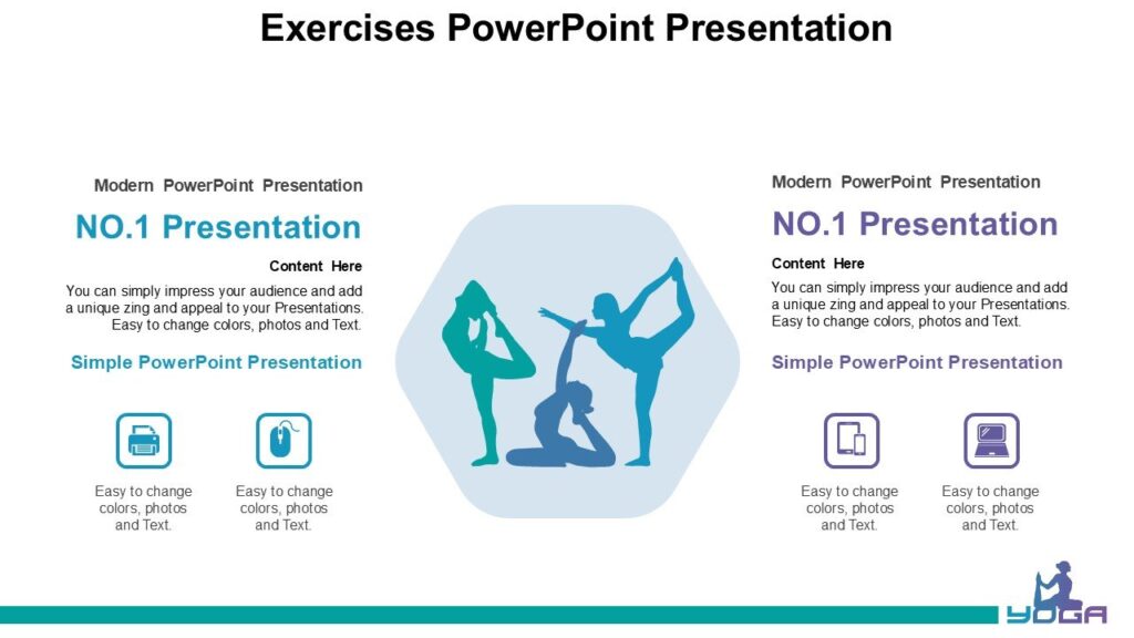Exercises PowerPoint Presentation : 100% Editable PPTx