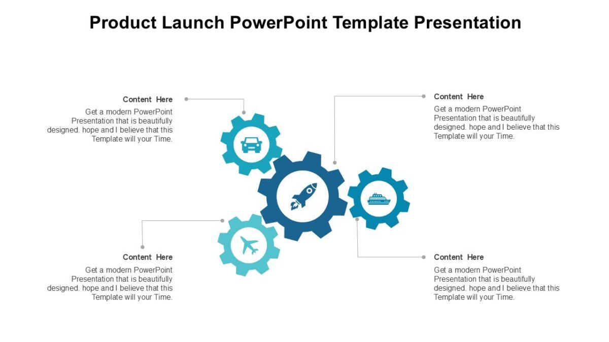 Product Launch PowerPoint Template Presentation : 100% Editable PPTx
