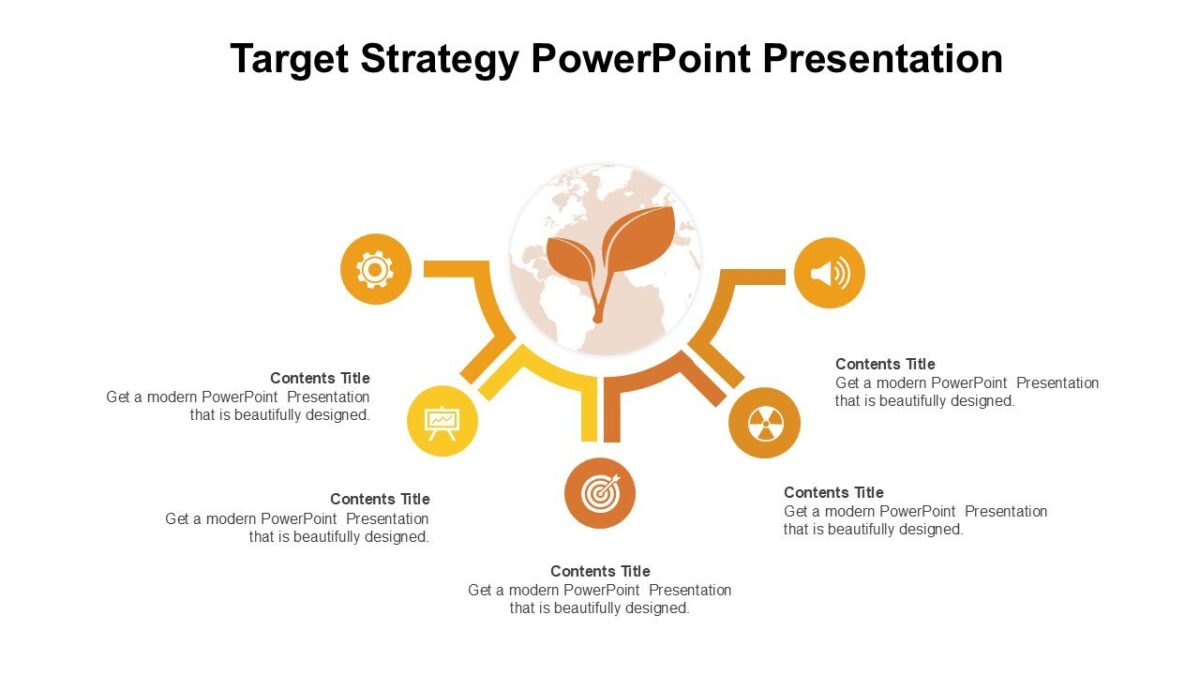 Target Strategy PowerPoint Presentation : 100% Editable PPTx