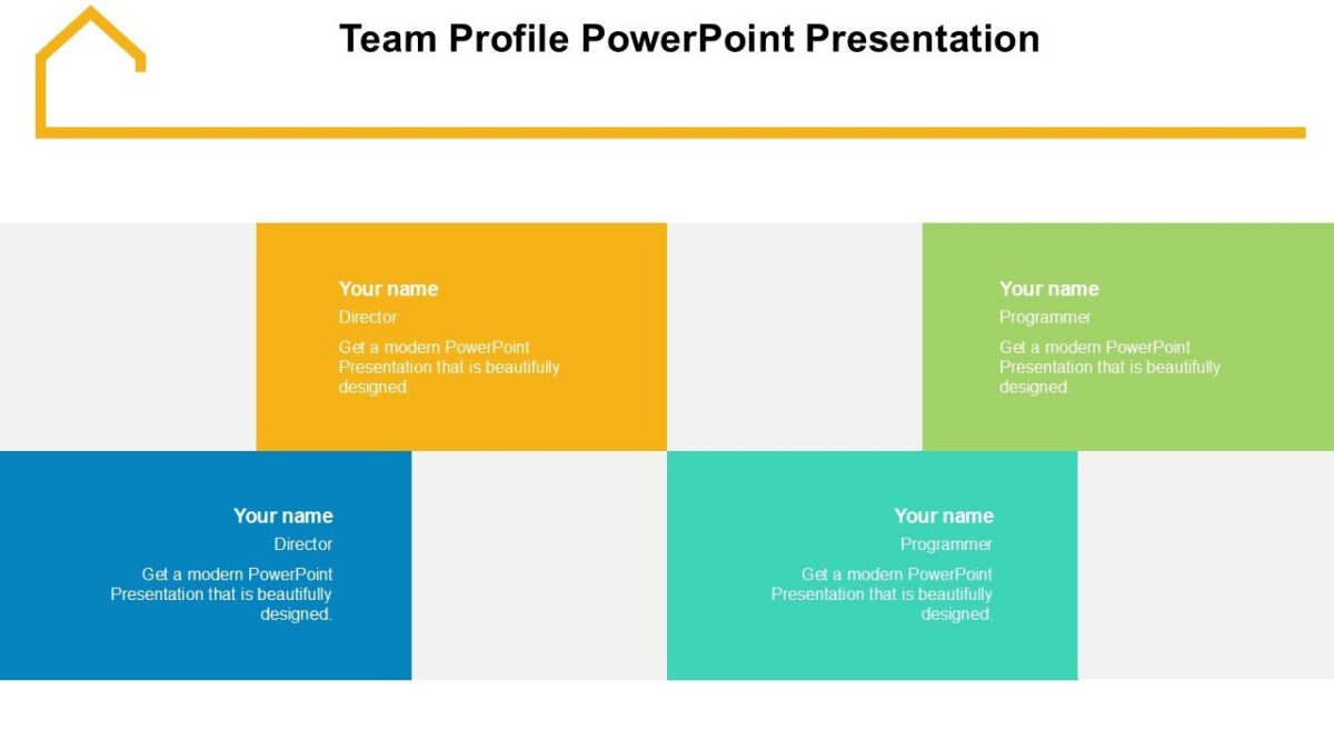 Team Profile PowerPoint Presentation : 100% Editable PPTx