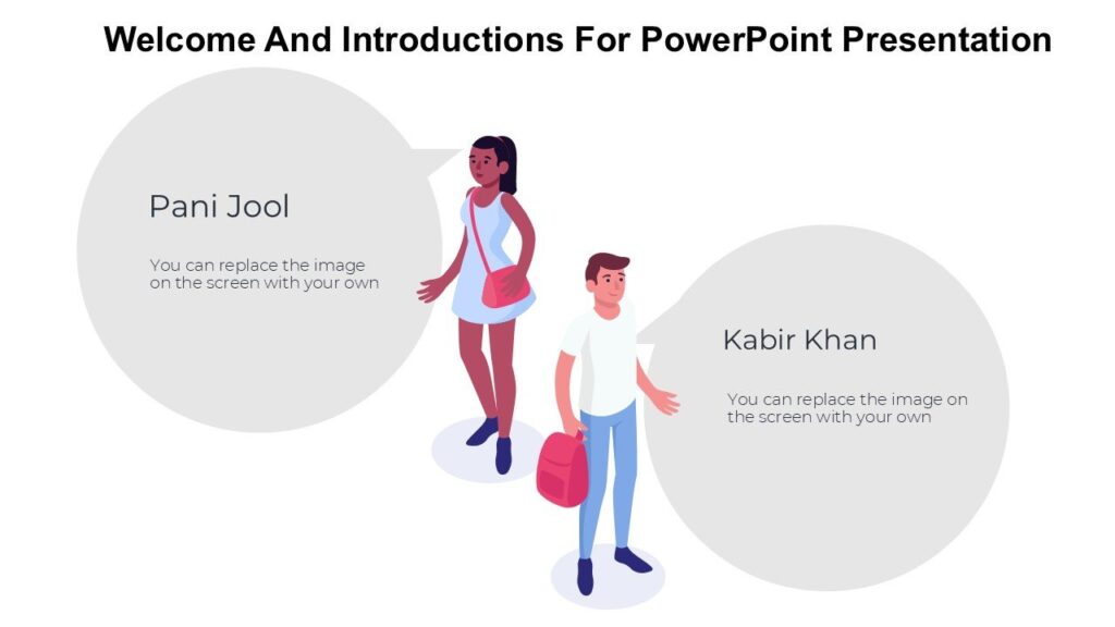 Welcome And Introductions For PowerPoint Presentation : 100% Editable PPTx